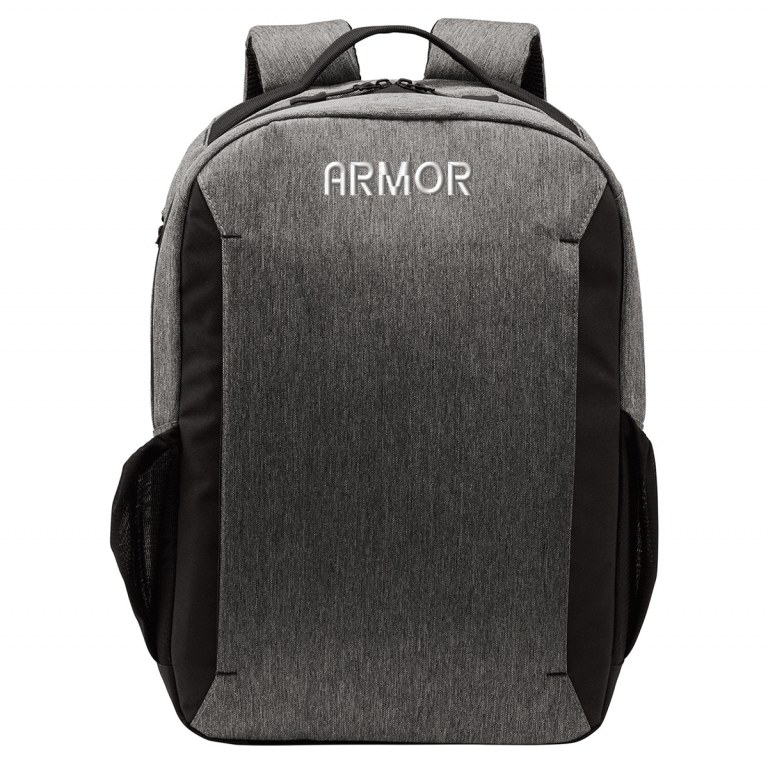 ARMOR Port Authority ® Vector Backpack (BG209) Grey Heather - TJ Sports
