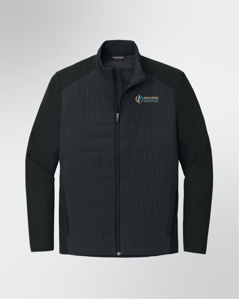 Pain & Spine - Sport-Tek® Teknical Hybrid Jacket - ST940 - Black - TJ ...